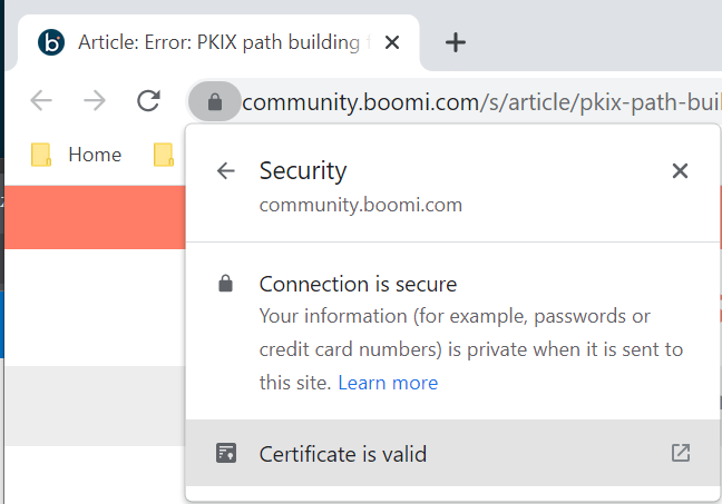 Article: Error: PKIX path building failed, unable to find valid certification path to requested ...