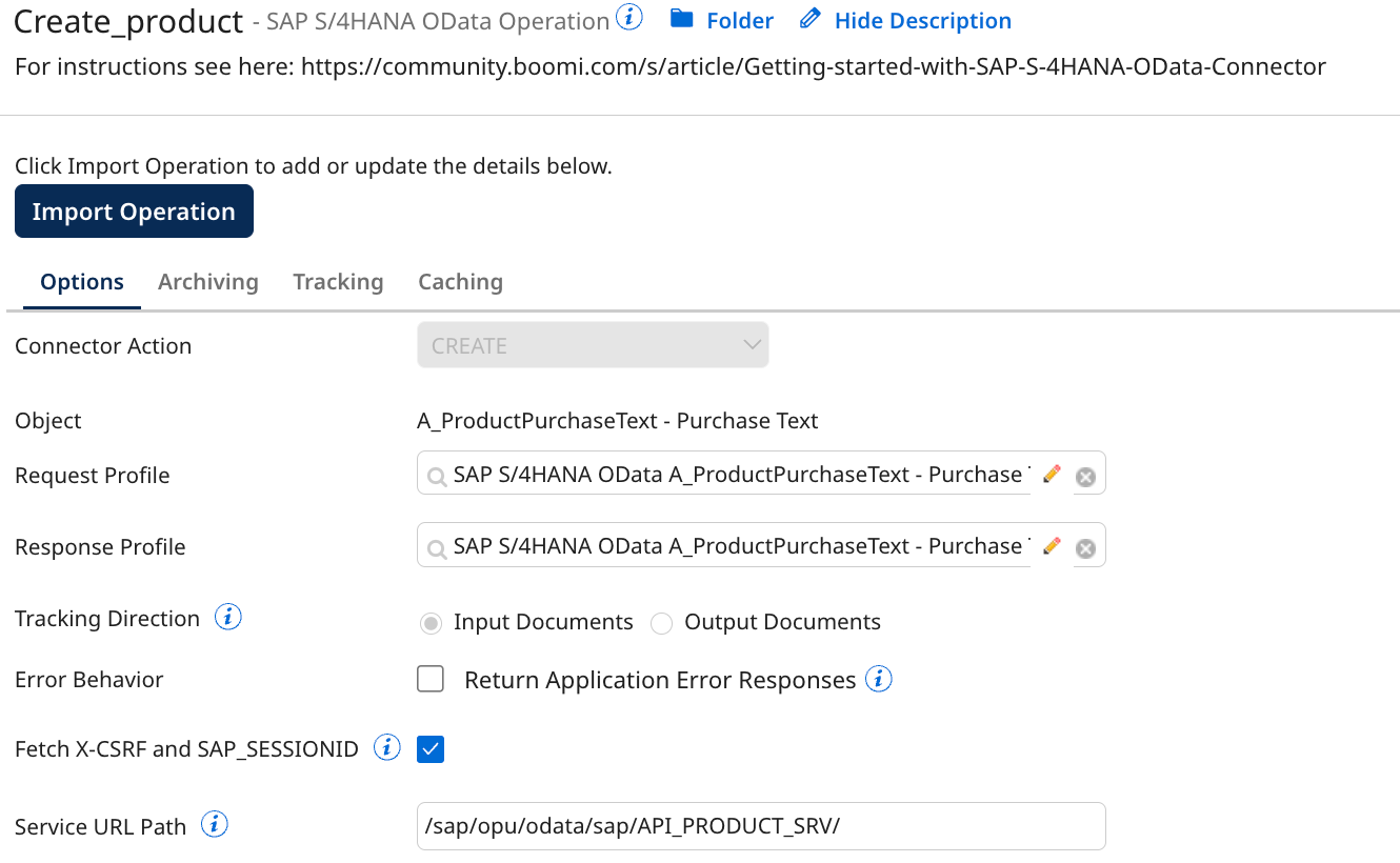 Article: Getting started with SAP S/4HANA OData Connector - Boomi Community
