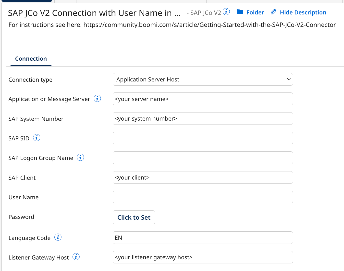 Article: Recipe: Getting Started with the SAP JCo V2 Connector - Boomi Community