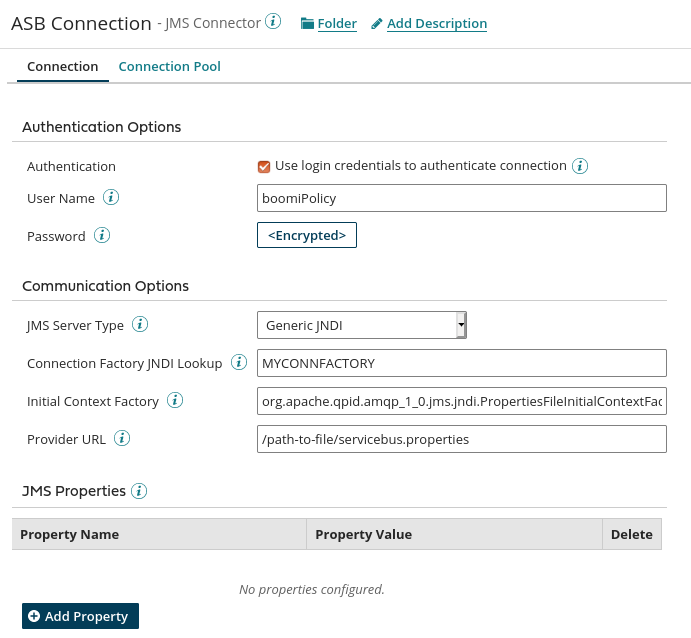 Article: How to Connect to Microsoft Azure Service Bus with the JMS Connector - Boomi Community