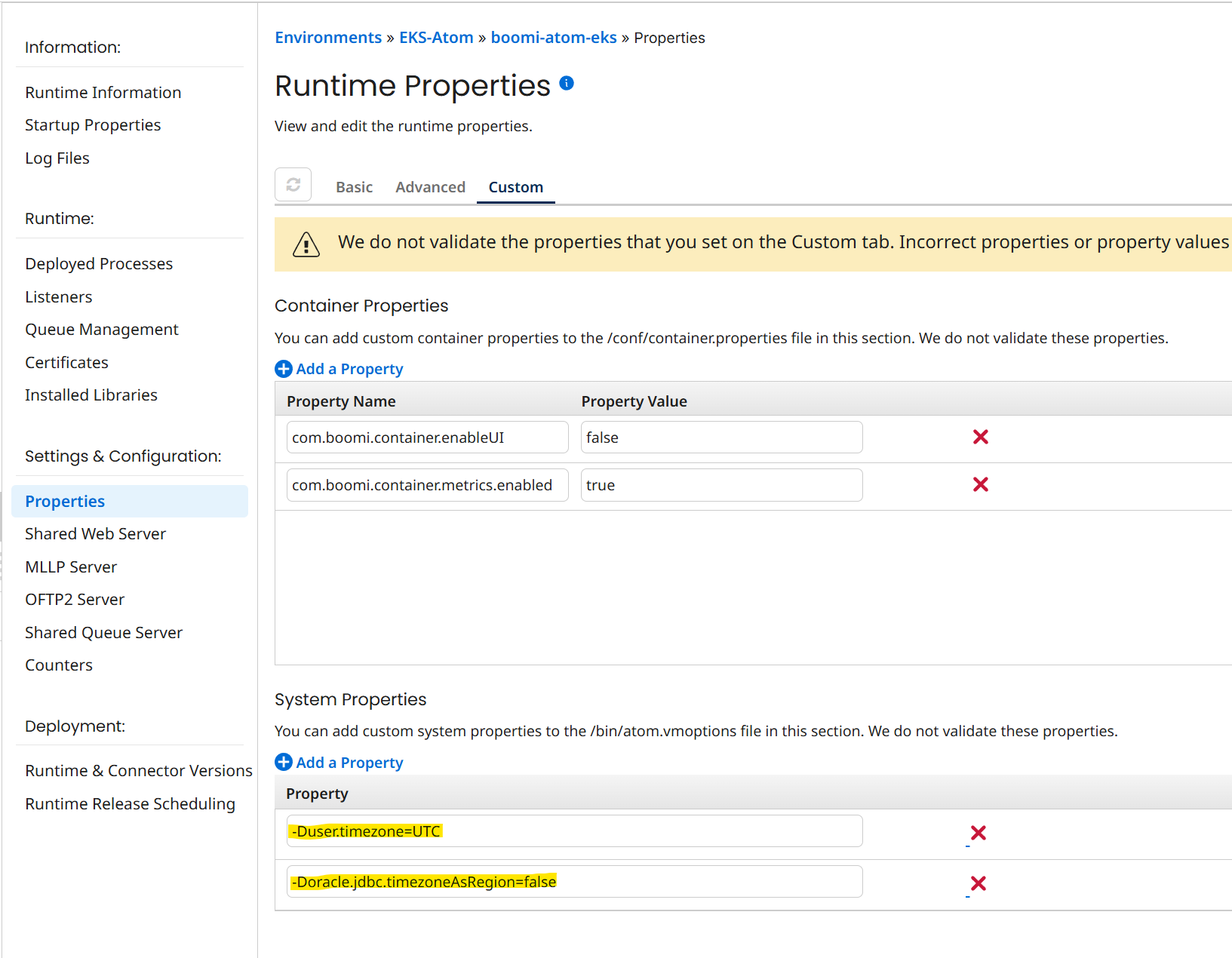 Article: ORA-01882: timezone region not found - Boomi Community